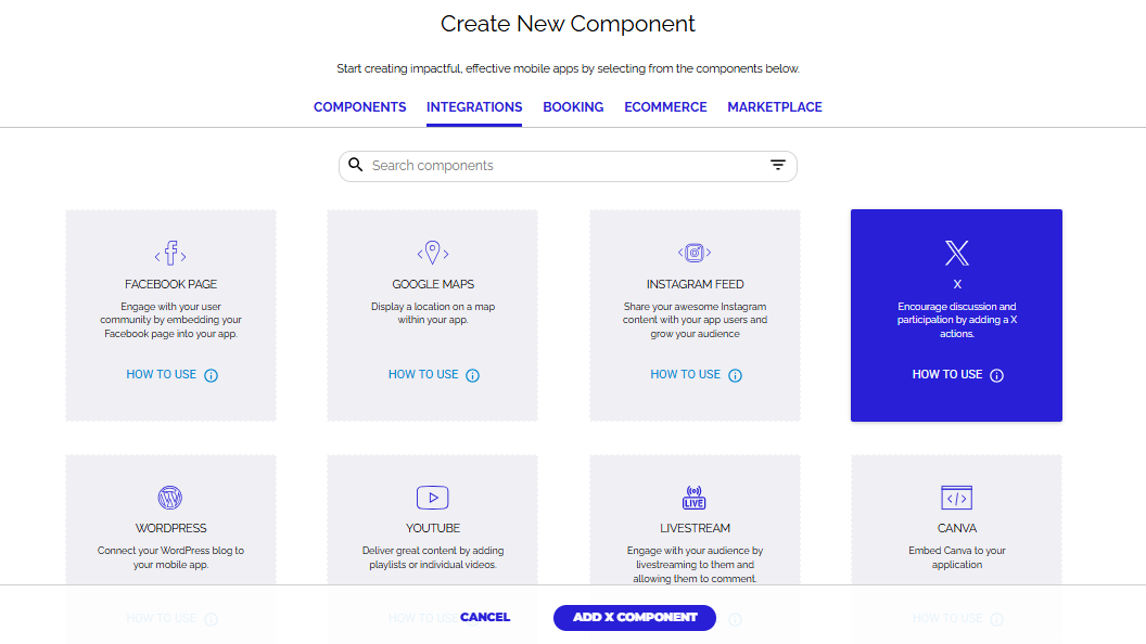 X Feed Component – Beezer.com