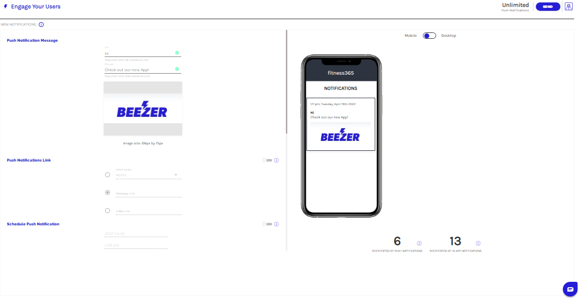 How to use the Notification component? – Beezer.com
